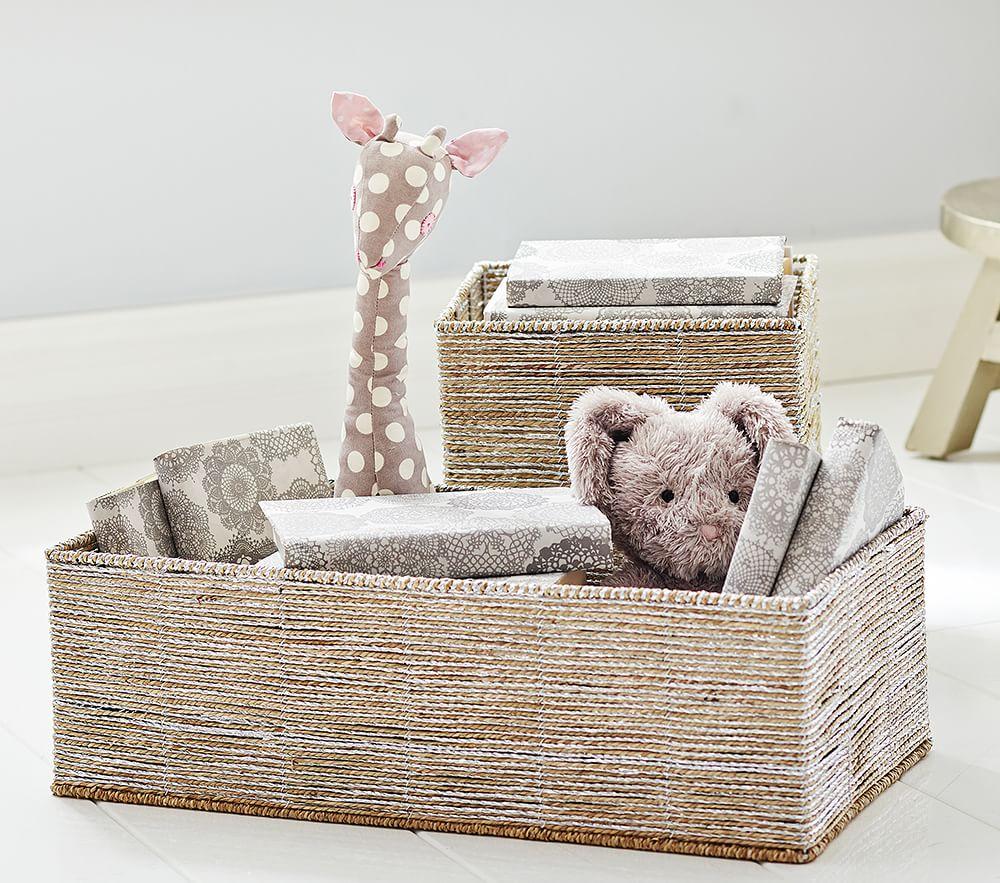 Pottery barn kids storage basket store
